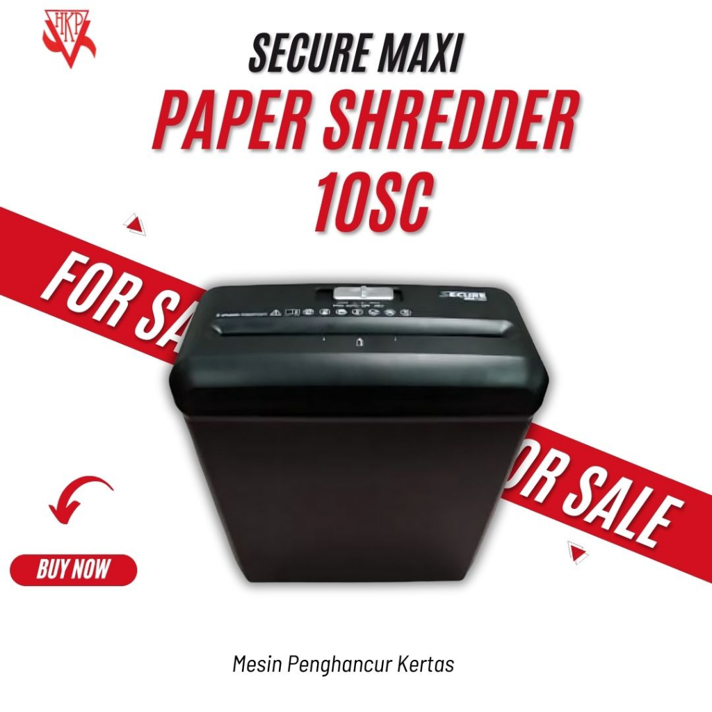 Jual Mesin Penghancur Kertas Secure Maxi 10SC (Paper Shredder 10SC ...