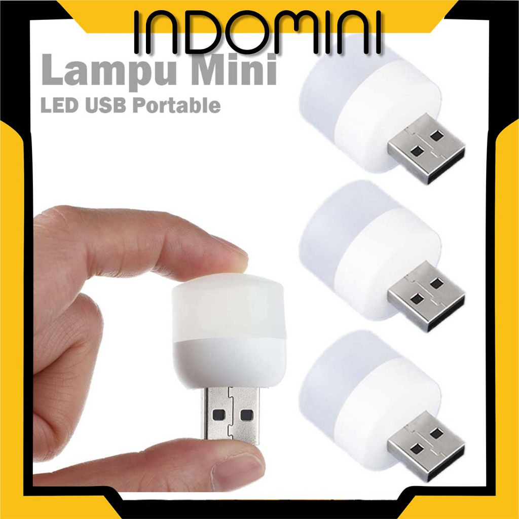 Jual INDOMINI LAMPU LED USB MINI / LAMPU MINI LED USB PORTABLE KECIL / LAMPU BACA LAMPU TIDUR ...