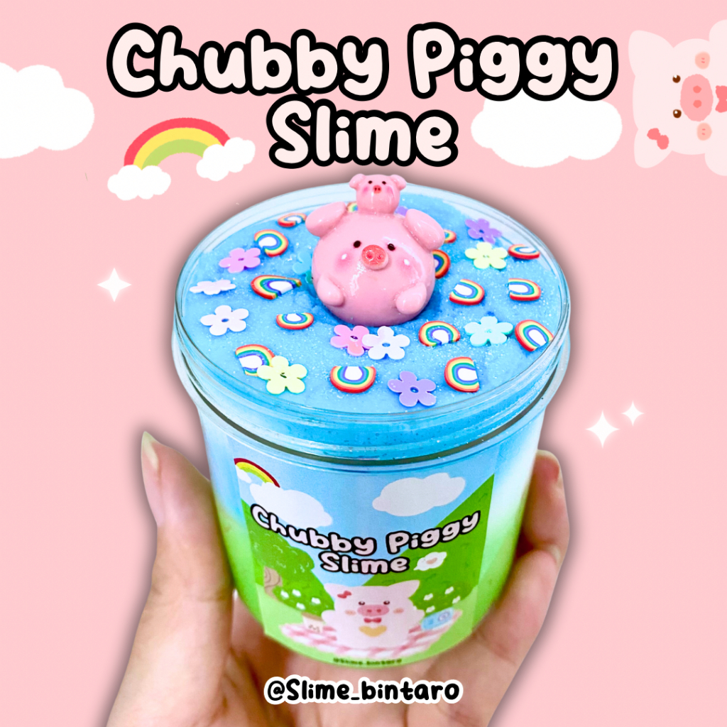 Jual CLOUD CREAM CHUBBY PIGGY SLIME BY SLIME BINTARO || CLOUD SLIME ...