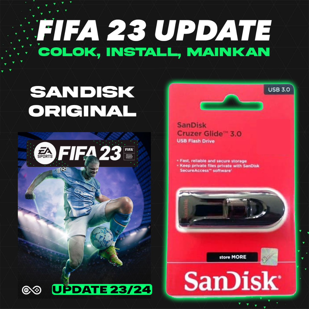 Jual FIFA 23 UPDATE Flashdisk Gaming Original, Tinggal Colok, Install ...