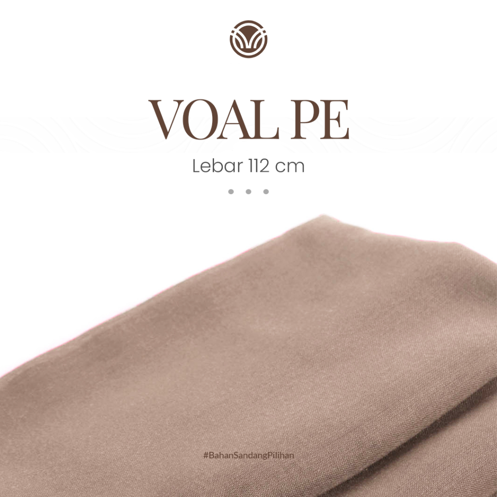 Jual Kain Voal PE 44" 1 Meter - Hijab, Kerudung | Shopee Indonesia