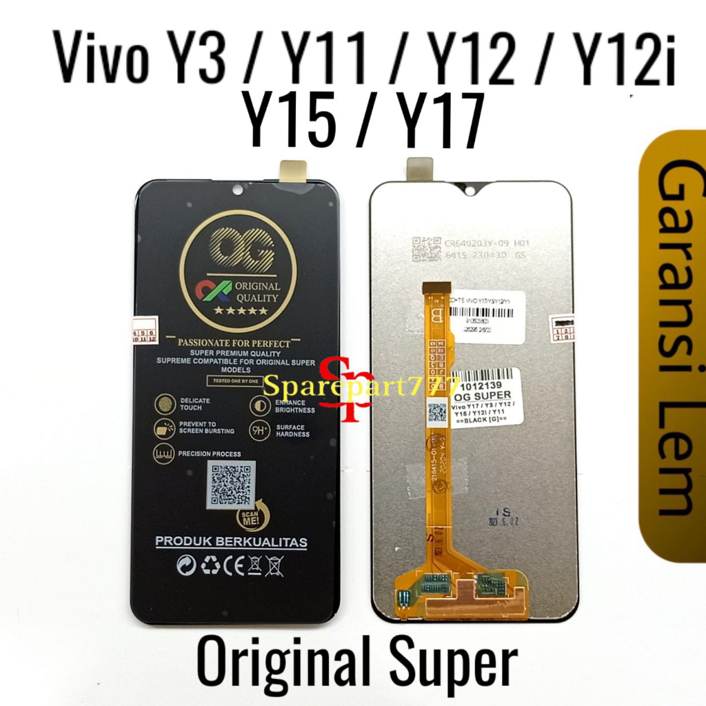 Jual ORIGINAL SUPER OG - LCD Touchscreen Fullset Vivo Y3 / Y11 / Y12 ...