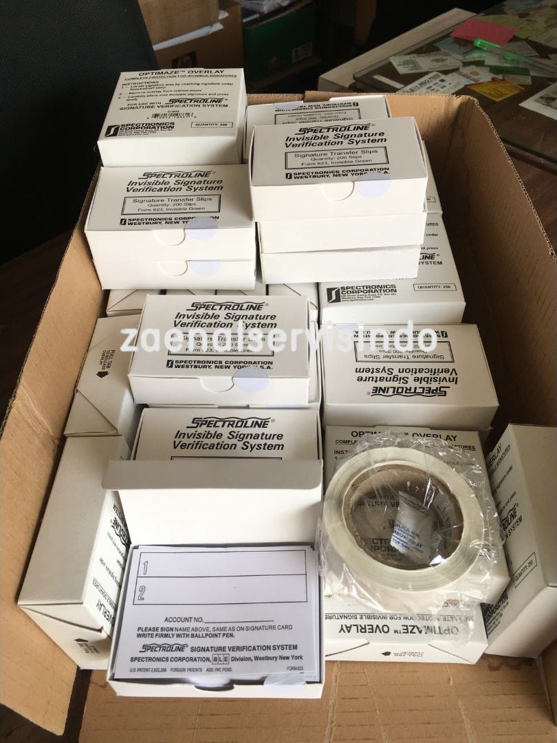 Jual COD TERMURAH Kertas Spectroline Overlay & Invisible Signature Made ...