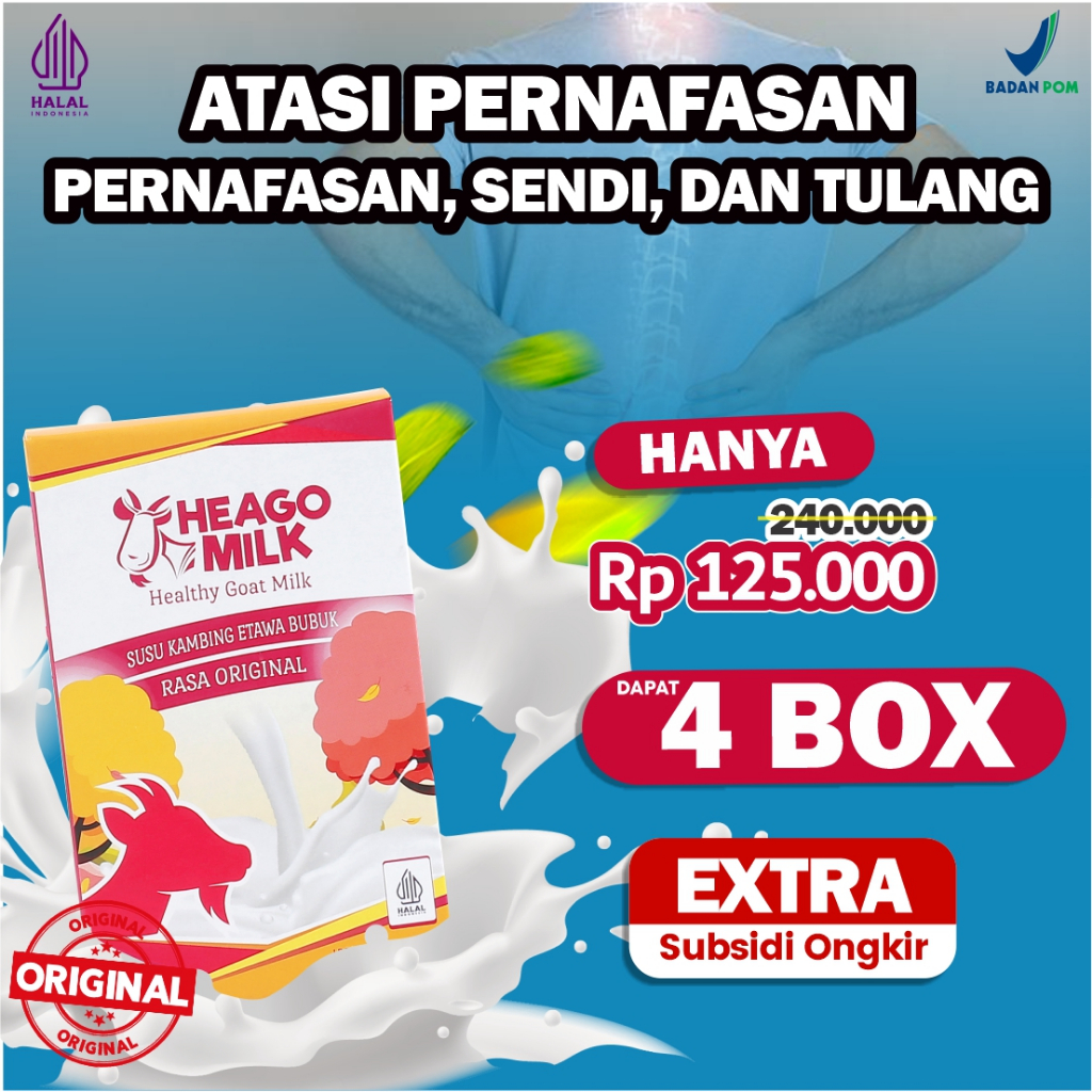 Jual SUSU KAMBING ETAWA BUBUK UNTUK KESEHATAN TULANG & SENDI 100% ...