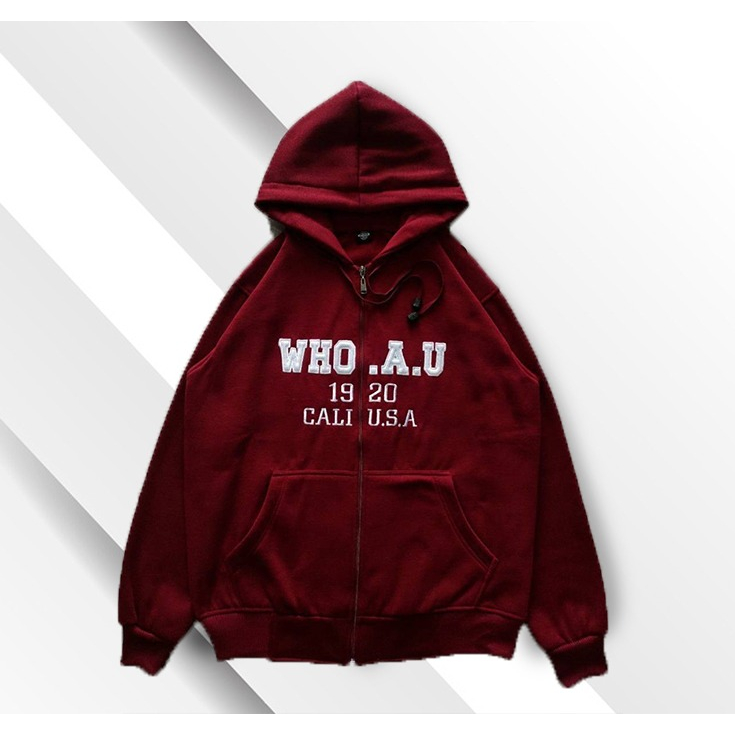 Jual JIPPER KECE PARAH WHO.A.U 1849/1920 TEXS BORDIR JAKET ZIPPER WHO A ...