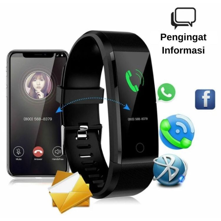 Jual COD Smart Band Smartband Onix B11 Jam Gelang Pintar Smart Watch ...