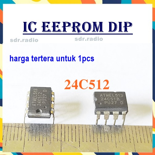 Jual IC 24C512 DIP Serial EEPROM | Shopee Indonesia