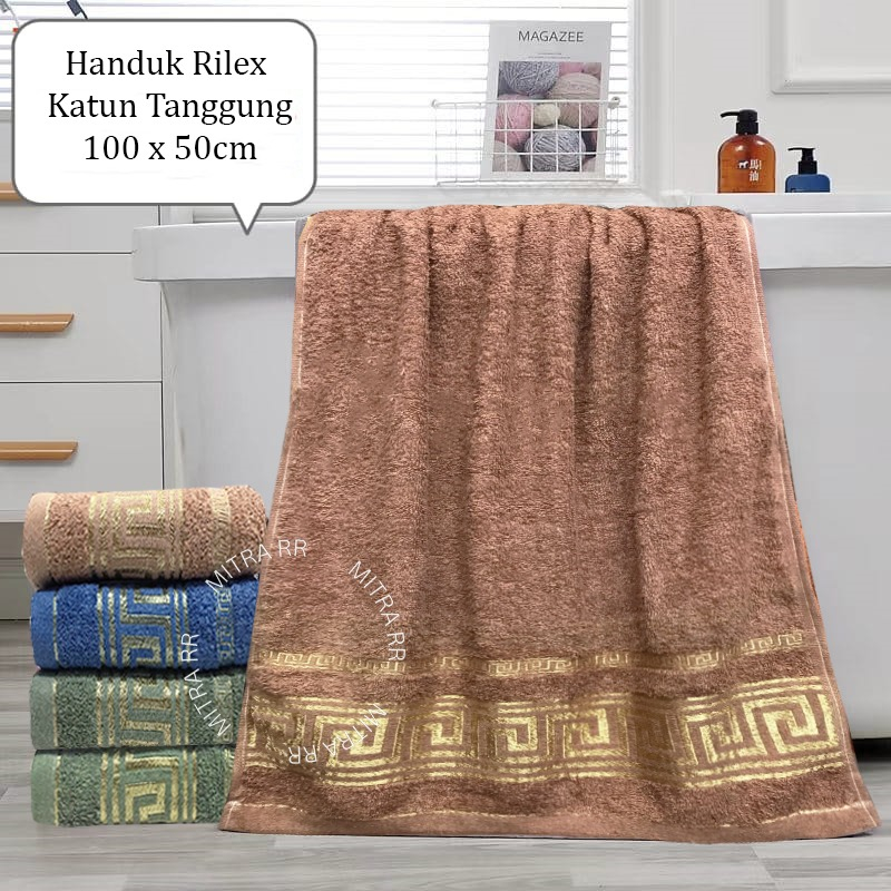 Jual Handuk Rilex Tanggung Katun 100 x 50cm | Handuk Premium Cotton ...