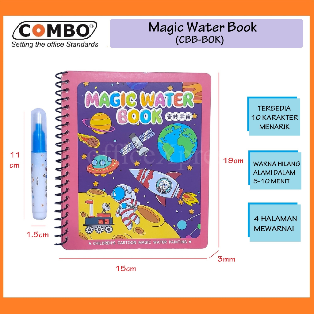 Jual Magic Colour Book / Buku Mewarnai Ajaib / Colouring Book / Buku ...