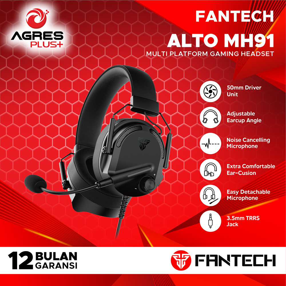 Jual FANTECH Headset Alto MH91 Multiplatform Headset Gaming Mobile AGP ...