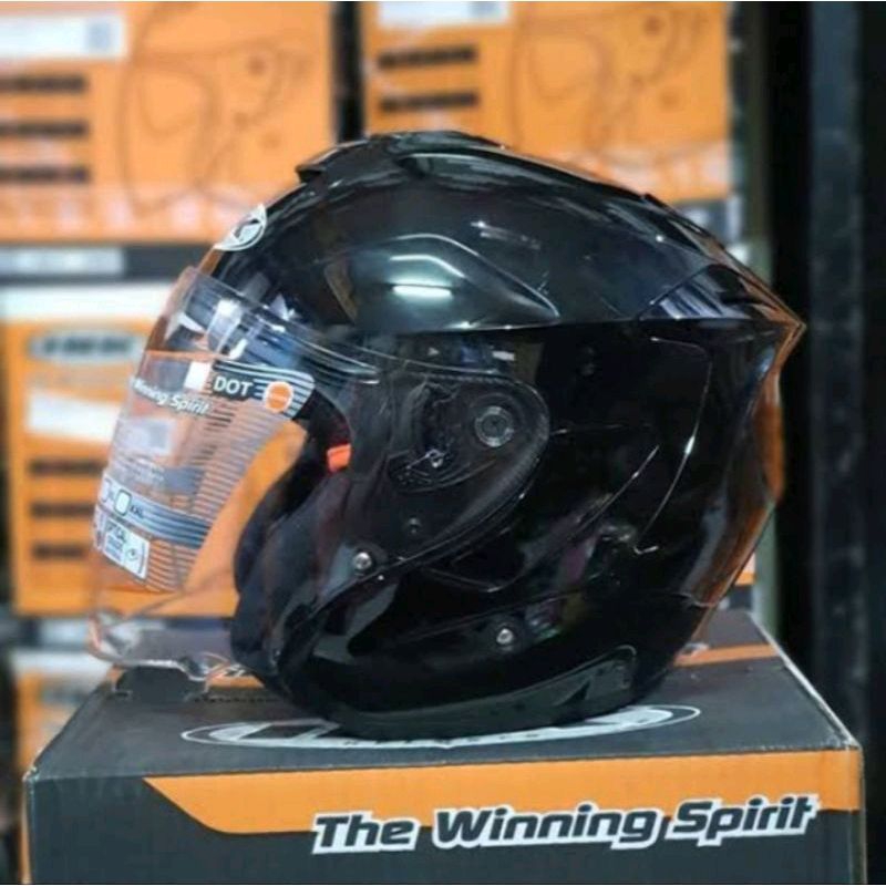 Jual HELM INK DYNAMIC ORIGINAL SOLID POLOS | HELM HALF FACE | Shopee ...