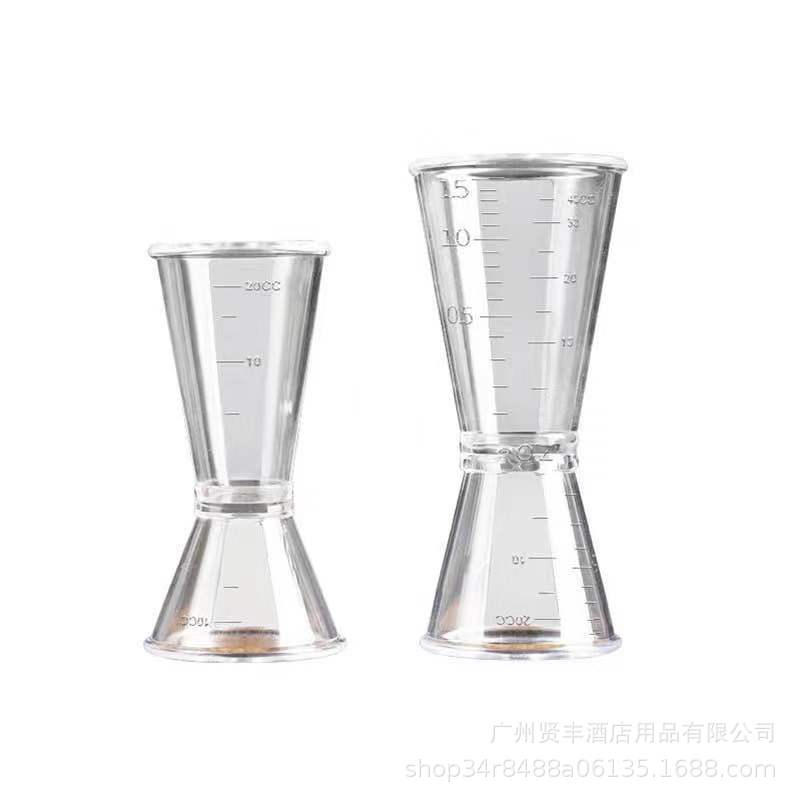 Jual Jigger Akrilik - Jigger Plastik Transparan - Gelas Ukur Jigger ...