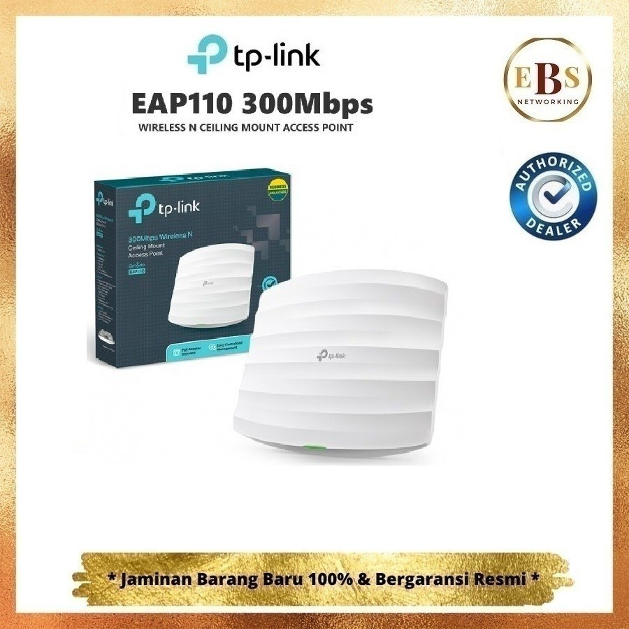 Jual TP-LINK EAP110 300Mbps Wireless N Ceiling Mount Access Poin TL ...