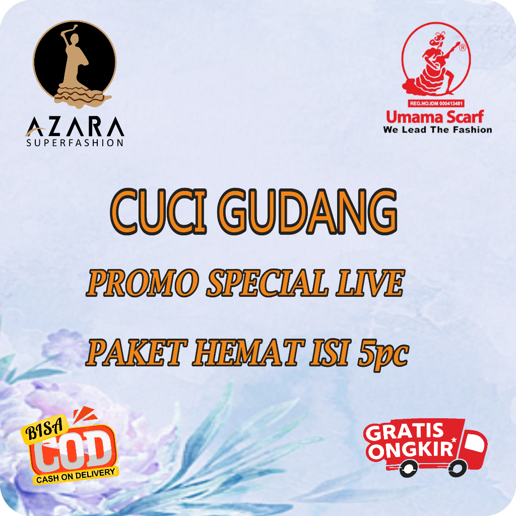 Jual PAKET HEMAT ISI 5pc KHUSUS LIVE JILBAB SEGI EMPAT HIJAB AZARA ... Jual PAKET HEMAT ISI 5pc KHUSUS LIVE JILBAB SEGI EMPAT HIJAB AZARA ...
