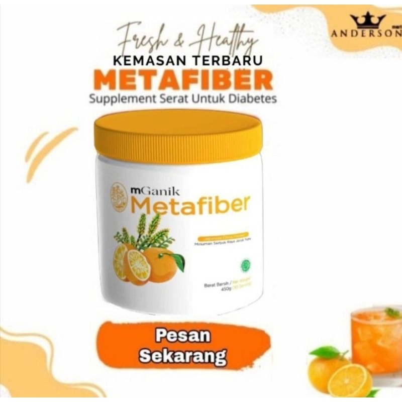 Jual mGanik METAFIBER 450gr - suplemen serat Diabetes | Shopee Indonesia