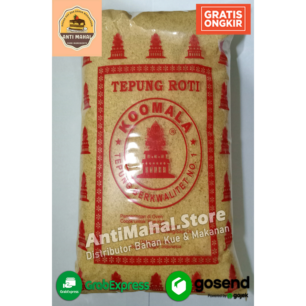 Jual Tepung Roti Koomala/Tepung Panir/Tepung Roti halus Kualitas ...