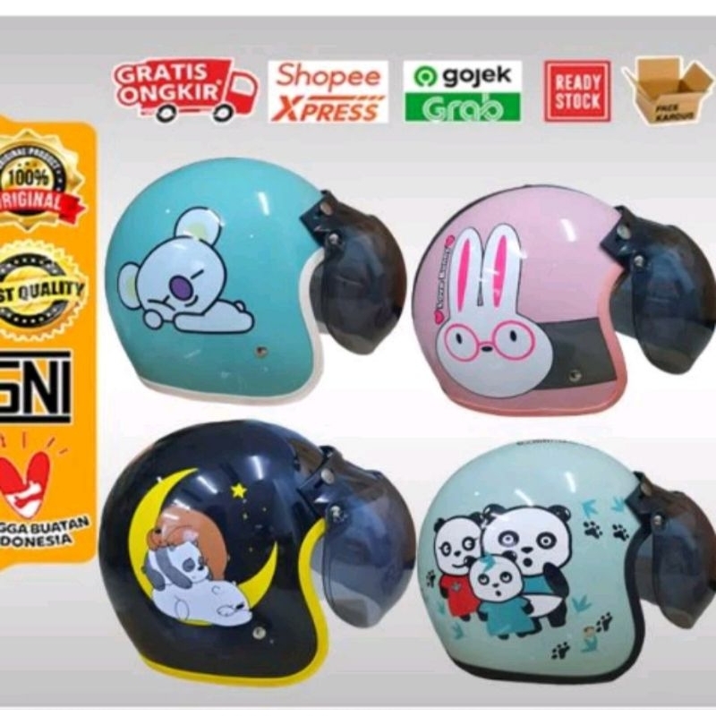 Jual Helm Anak / Helm Kids / ANT MINI POSH PINK | Shopee Indonesia