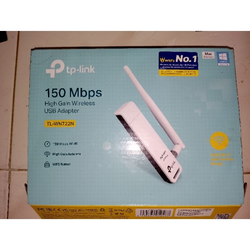 Jual TP-LINK TL-WN722N 150Mbps WIRELESS USB ADAPTER - WIFI ADAPTER ...