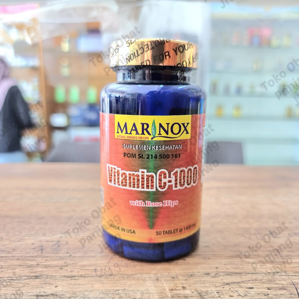Jual Marinox Vitamin C 1000 With Rose Hips 50'S - Daya Tahan Tubuh ...