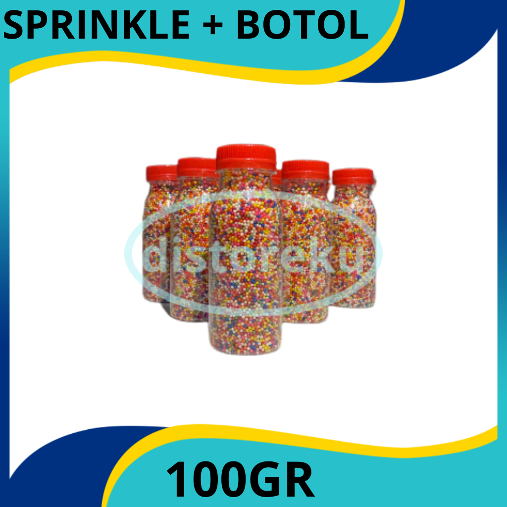 Jual SPRINGKEL 100GR BOTOL SPRINKEL SPRINKLE TRIMIT GULA HIASAN KUE ...
