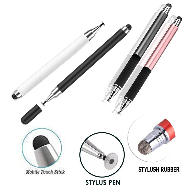 Jual Stylus Pen Touchscreen 2 in 1 Universal Smartphone Android Tablet ...