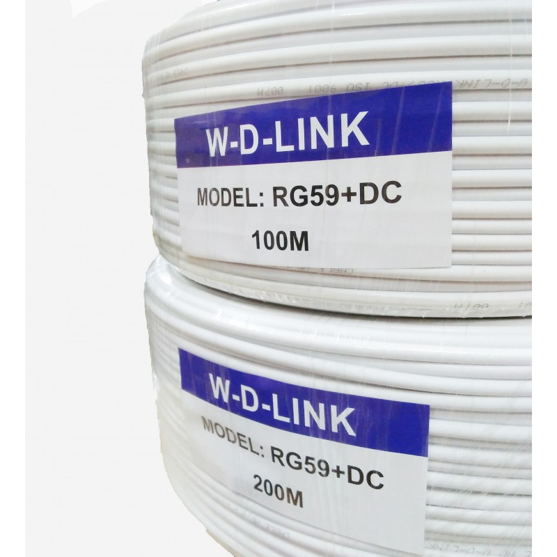 Jual Kabel Coaxial RG 59 / Kabel Coaxial RG 6 + DC Power (Per meter ...