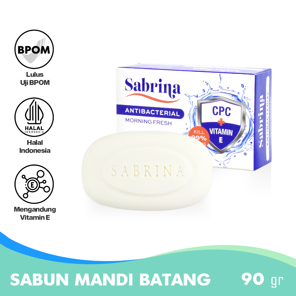 Jual Sabrina Sabun Mandi Batang 90 G Antibacterial Morning Fresh Bar ...