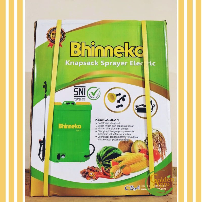 Jual BHINNEKA KNAPSACK SPRAYER ELEKTRIK 16LT BY CBA | Shopee Indonesia