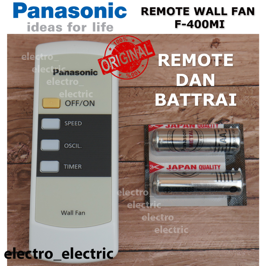 Jual Remote Kipas Angin Dinding Panasonic F-400MI | Shopee Indonesia