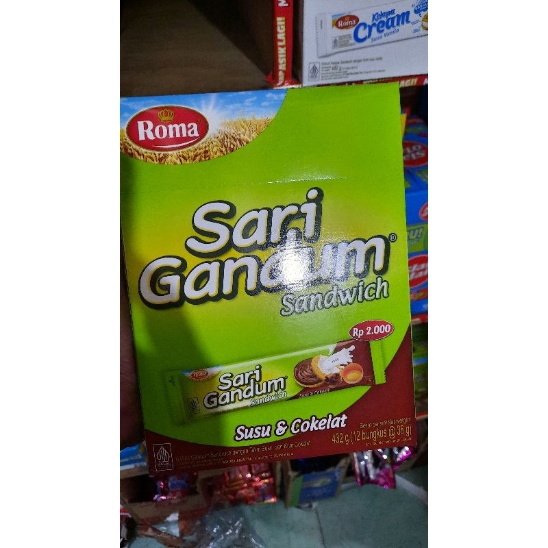Jual SARIGANDUM SASET RASA COKLAT 1bok 1isi 12 | Shopee Indonesia
