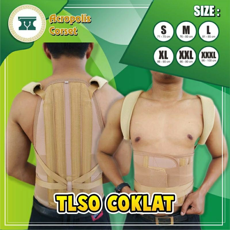Jual Korset TLSO/Korset tulang belakang bawah sampai atas | Shopee Indonesia