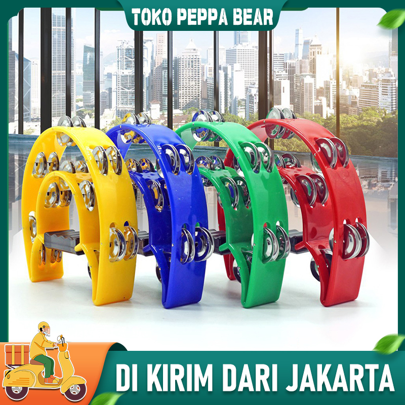 Jual KTV Bunga Drum Lingkaran Mainan Kerincingan Tangan Mainan Anak ...
