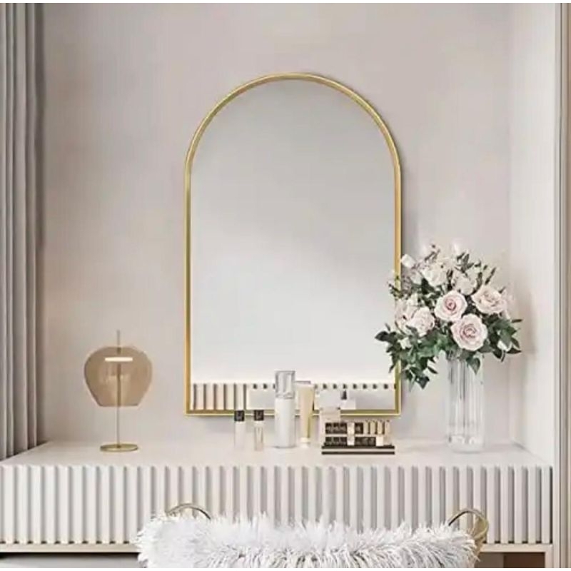 Jual Cermin Rias Gold Cermin Wastafel Gold Cermin Kamar Mandi Gold ...