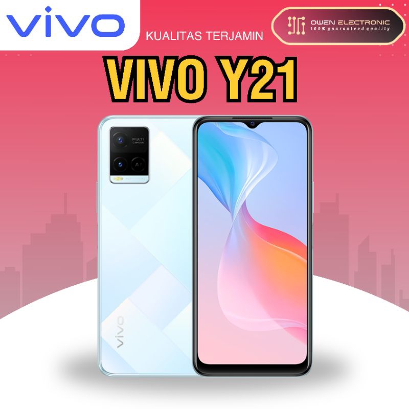 Jual Vivo Y21 4/64 GB Garansi Resmi | Shopee Indonesia