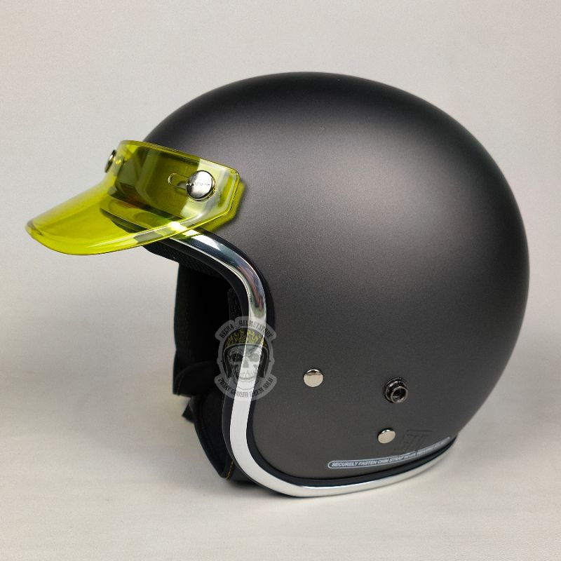 Jual Helm bogo pet transparan wanita dewasa pria retro sni | Shopee ...