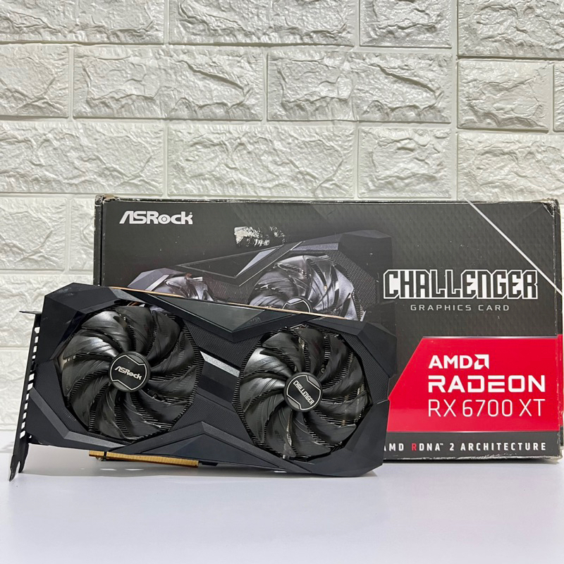 Jual VGA RX 6700XT 12GB ASROCK CHALLENGER GDDR6 | Shopee Indonesia