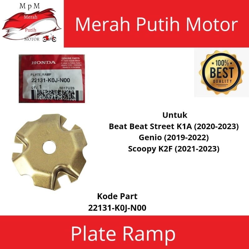 Jual PLATE RAMP CAM PLAT RUMAH ROLLER HONDA BEAT BEAT STREET GENIO ...
