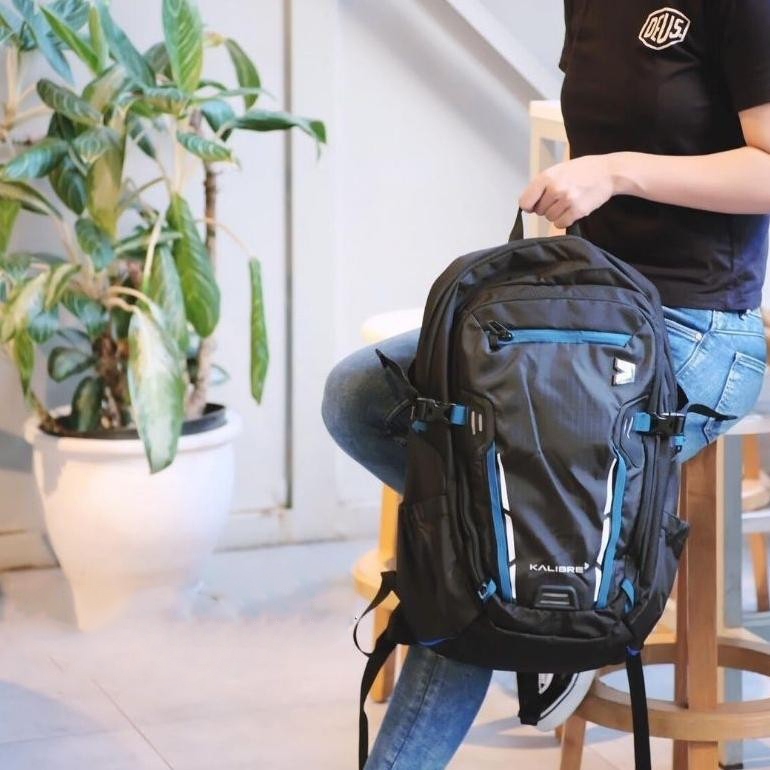 Jual Tas Ransel Kalibre Xenamon Backpack 25L 911533000 Black Daypack - Tas Punggung Pria ...
