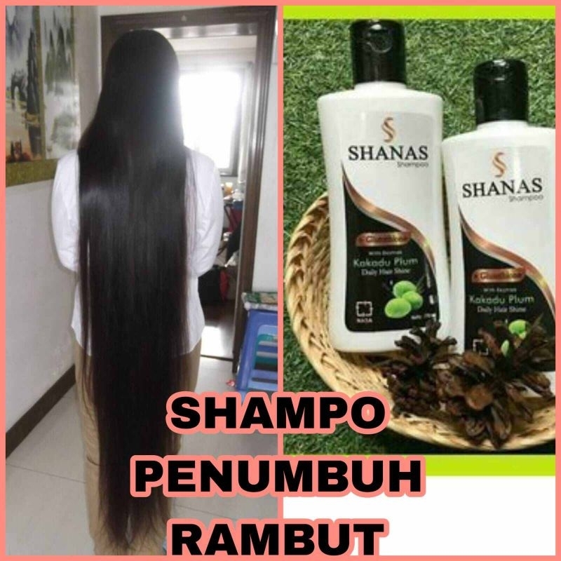 Jual Shanas shampo pemanjang rambut dengan cepat / shampoo pelebat ...