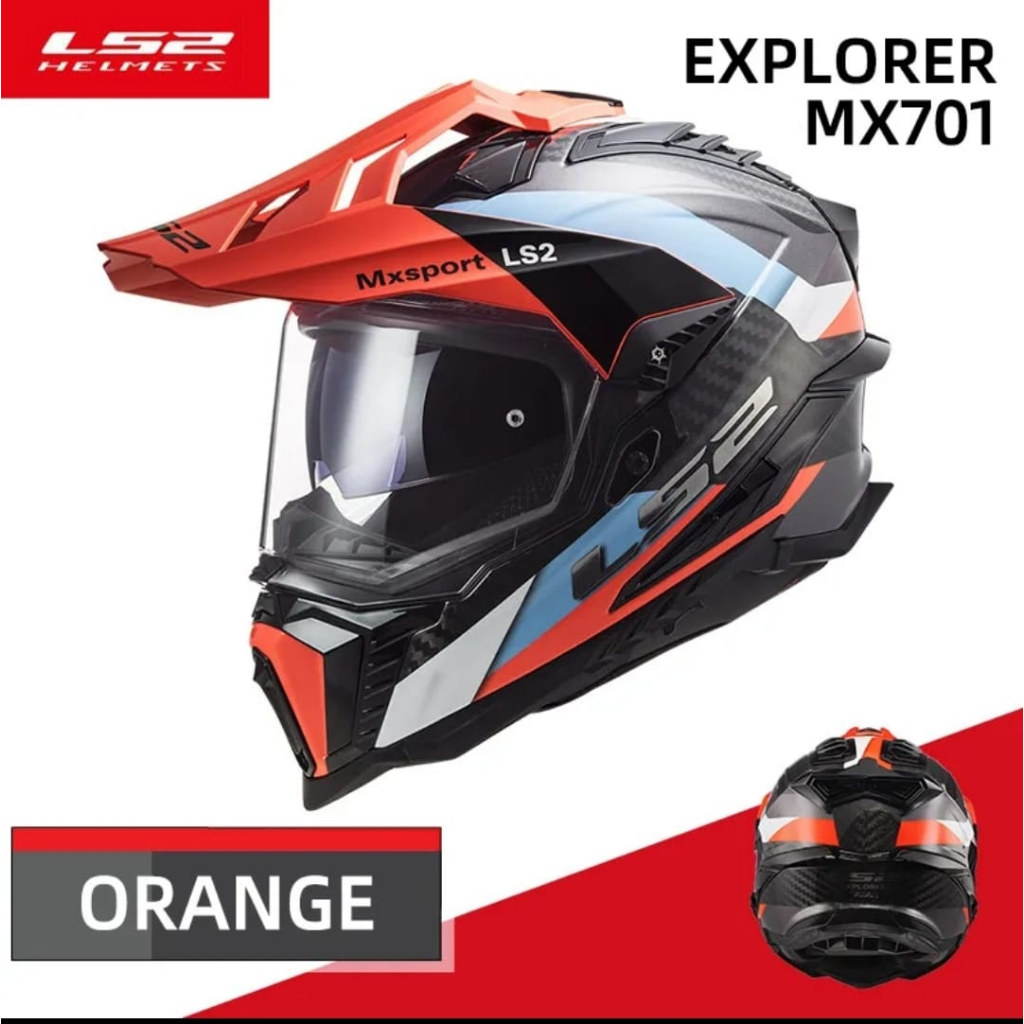 Jual LS2 Helm Adventure Adv Explorer Mx-701 Carbon Fiber Mxsport ...