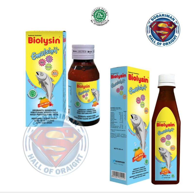 Jual Biolysin EMULSION 60 ML & 250 ML | Shopee Indonesia