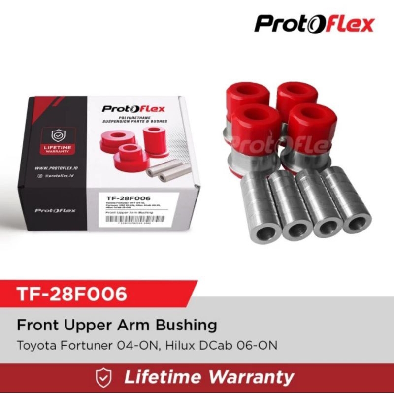 Jual Protoflex bushing arm depan (atas) Fortuner Hilux Dcab | Shopee ...