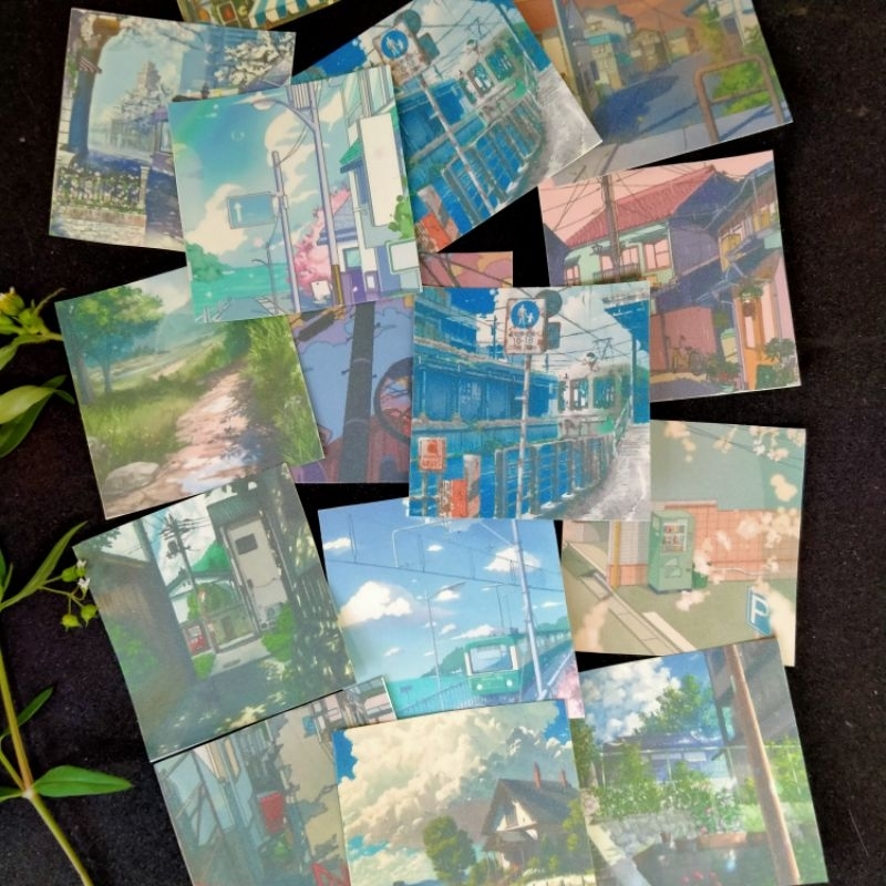 Jual 25pcs Sticker Pemandangan Alam SCENERY / Sticker Journaling ...