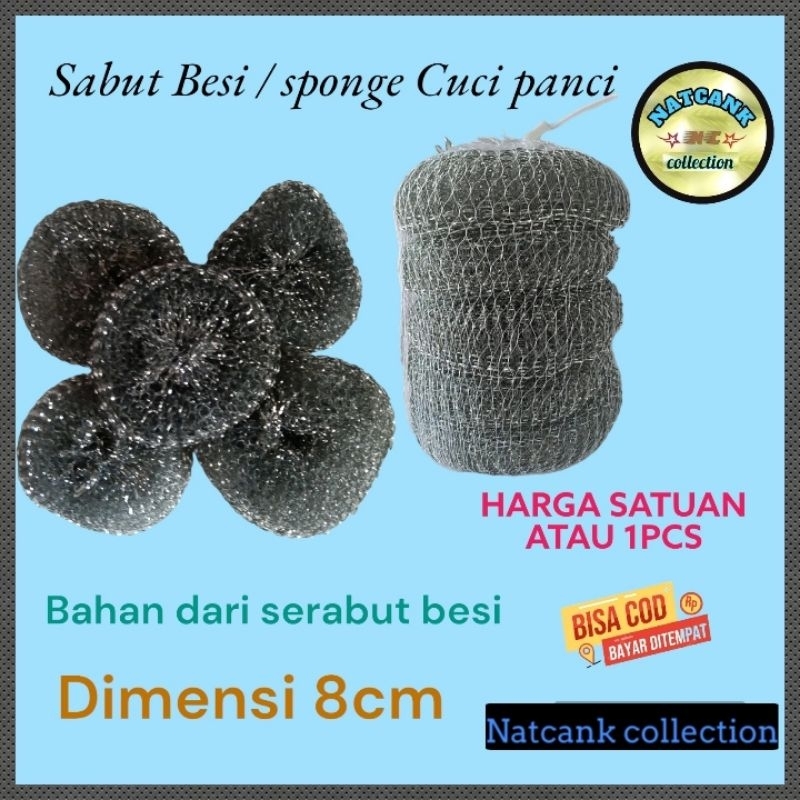 Jual spon sabut besi sponge cuci panci | Shopee Indonesia