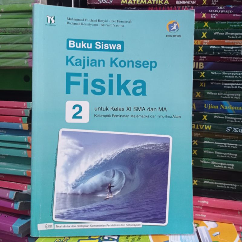 Jual buku bekas kurikulum 2013 BUKU SISWA KAJIAN KONSEP FISIKA UNTUK SMA MA KELAS 2 TS | Shopee ...