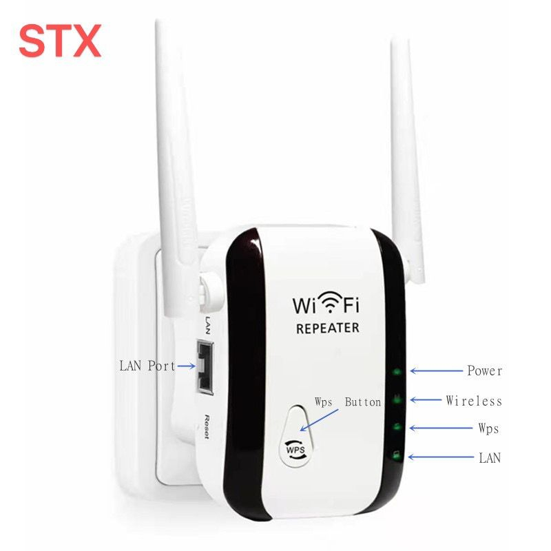 Jual WIFI Repeater 300Mbps Wireless WiFi Signal Range Extender penguat sinyal wifi | Shopee ...