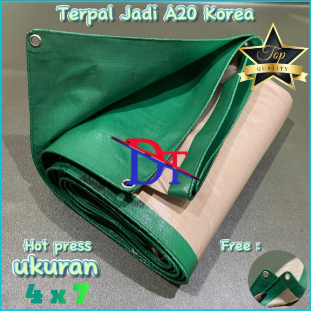 Jual Terpal Plastik A20 UV Ukuran 4x4 Meter 4x8 4x9 4x10 Korea Super ...
