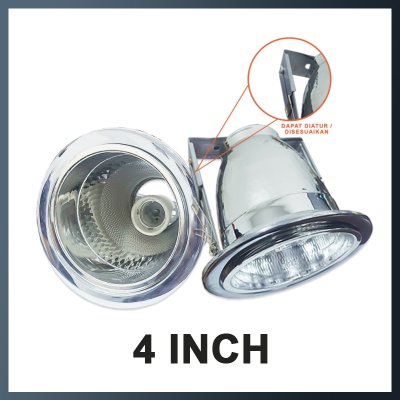 Jual Lampu Downlight Lampu Tanam AdjustableKap Downlight Frame Lampu ...