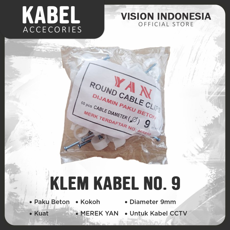 Jual KLEM KABEL ASLI BETON MEREK YAN No. 9 | Shopee Indonesia