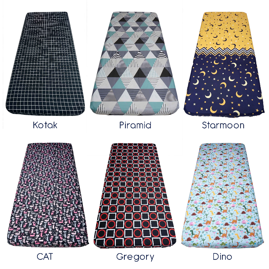 Jual Sarung Kasur Busa / Spring Bed ( Sprei Model Resleting ) Sarung ...